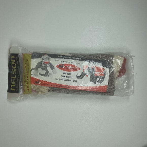 Nelson | Underwear & Socks | Sock Monkey Nelson Brand New Deadstock Red ...